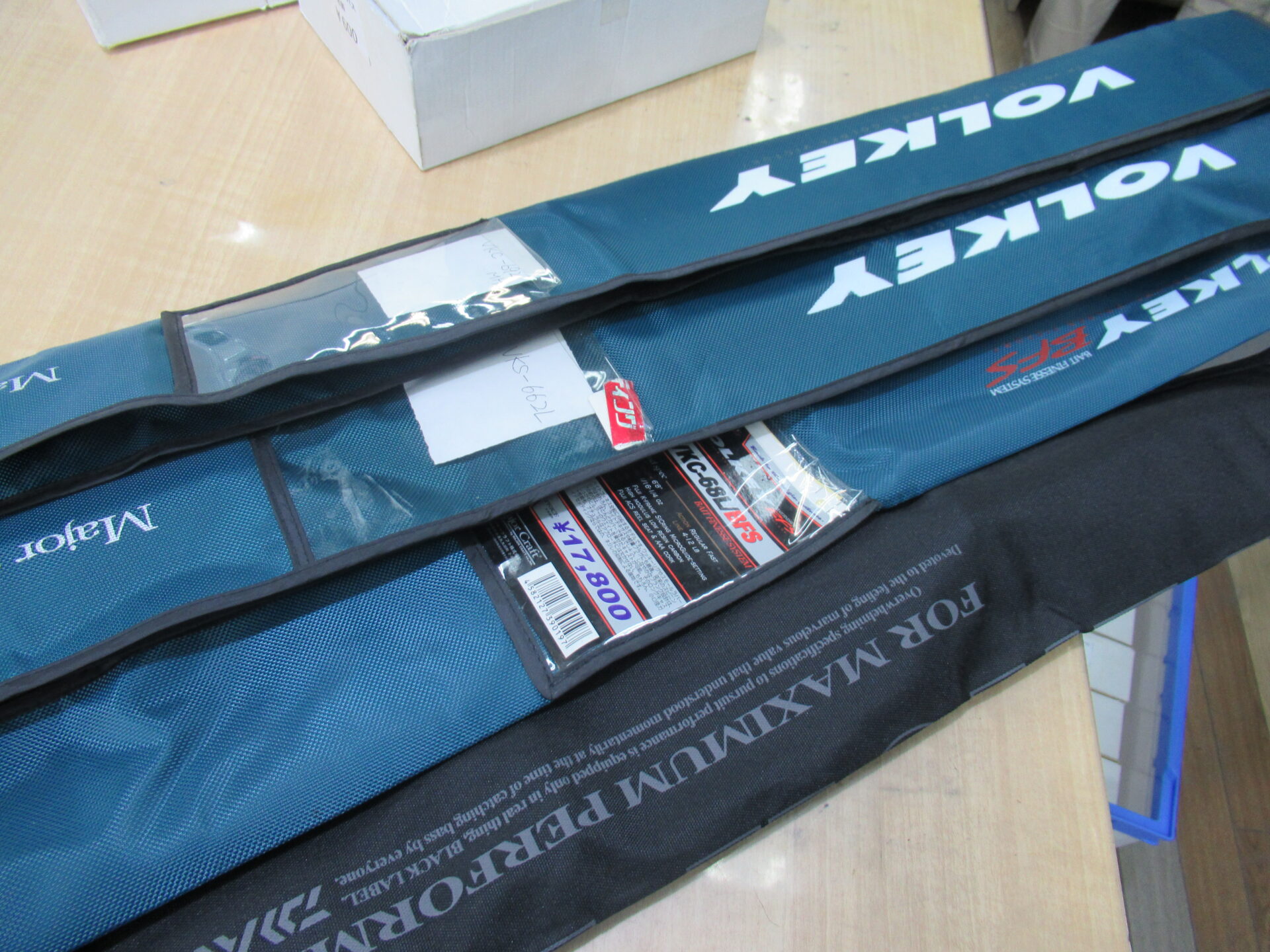 釣具いちばん館の買取情報『メジャークラフトのヴォルキーVKC-692MH、ヴォルキーVKS-662L、ヴォルキーVKC-68L/BFS、ダイワのブラックレーベルBL691MLMFS』釣具いちばん館