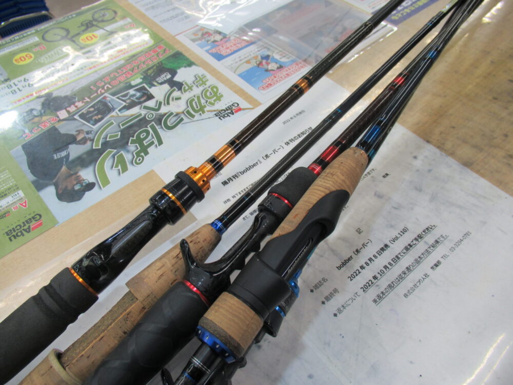 アブガルシアのファンタジスタディーズFDNS-63L-SF、ファンタジスタディーズFDNC-610MH MGS、ファンタジスタディーズFDS-64LF 、ファンタジスタヤバイFCY-69MH ...