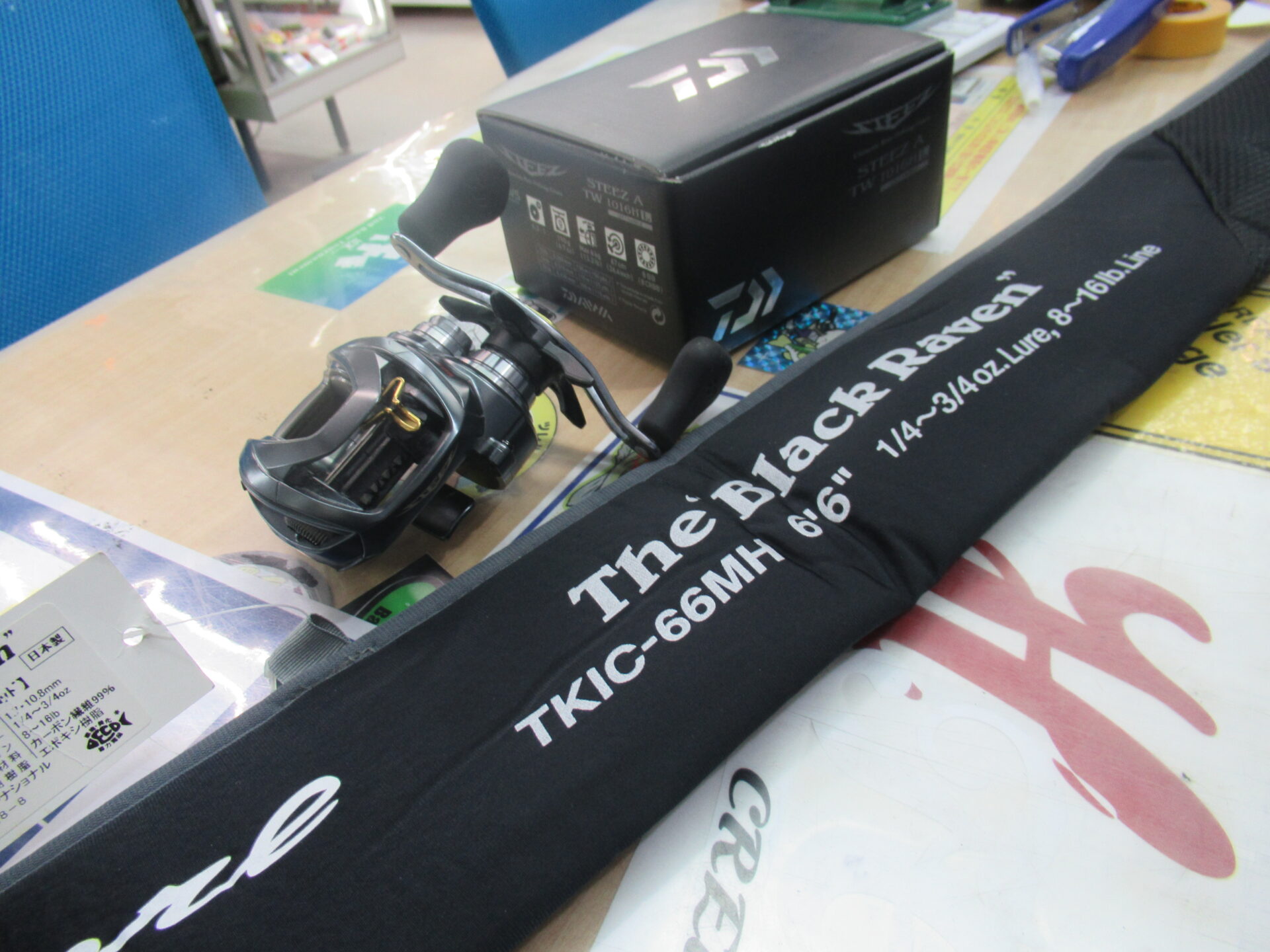 【買取20％アップキャンペーン実施中！！】エバーグリーンのカレイドインスピラーレTKIC－66MH－BK、ダイワのスティーズA TW1016Hを買取させていただきました。釣り具といえば釣具 ...