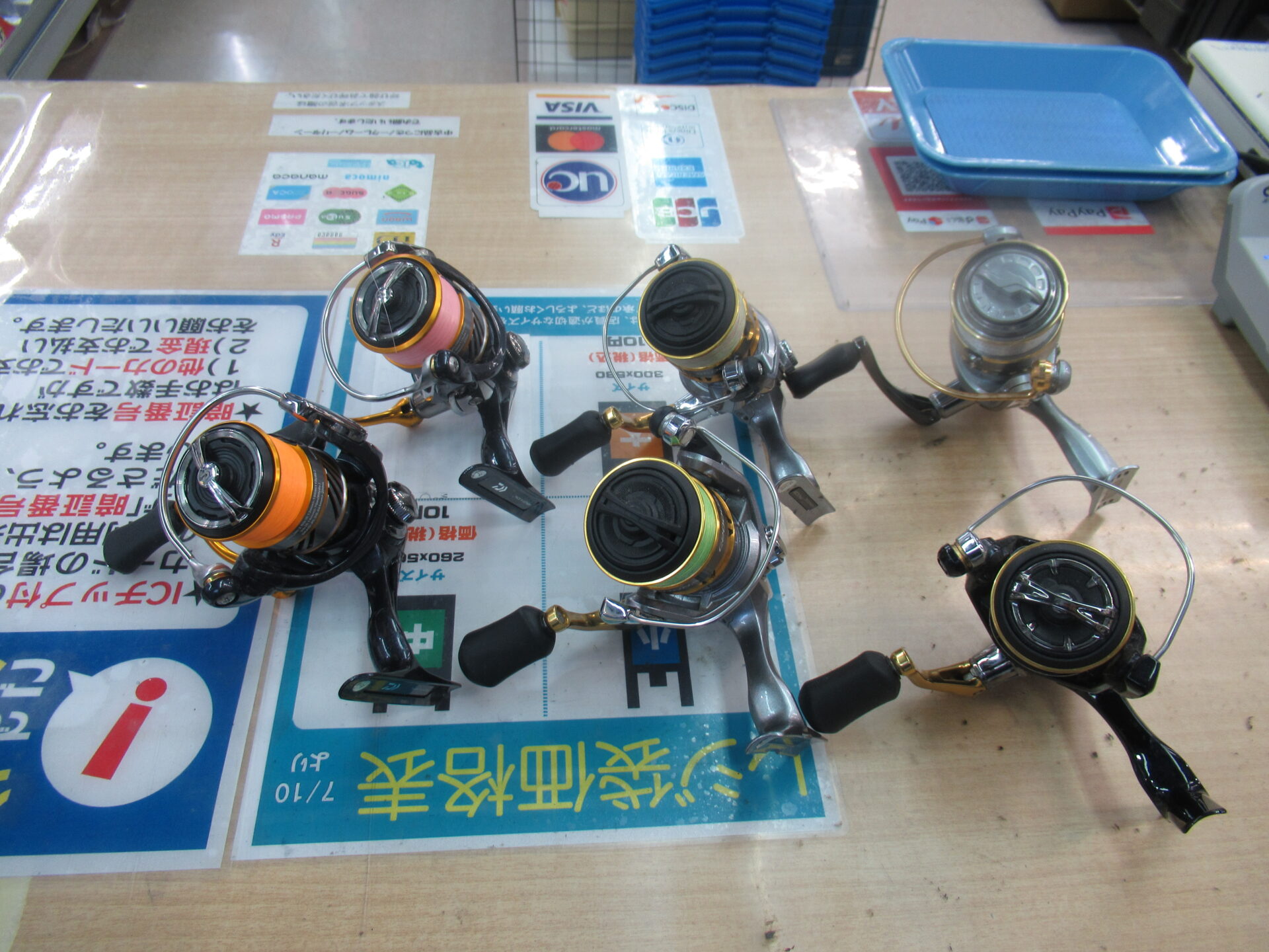 シマノの16ナスキーC2000S、17セドナC2000S、ダイワの20レブロスLT2000Sをお買取り。釣具いちばん館は千葉県船橋市で最高額買取目指しています。釣具いちばん館