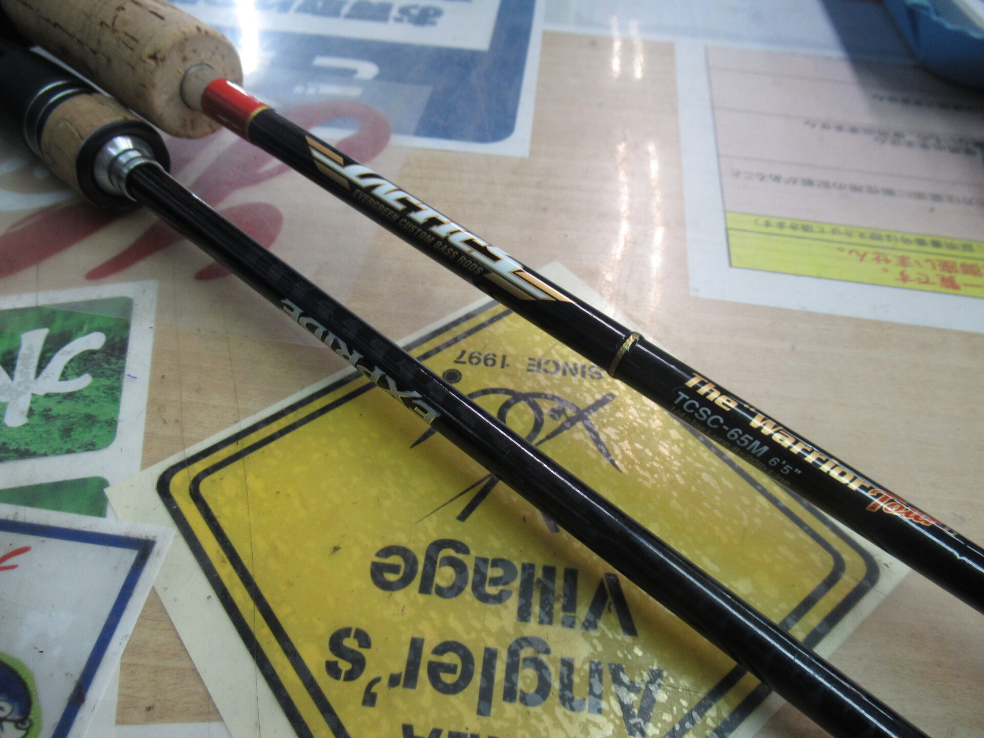 【ロッドの買取大歓迎！】エバーグリーンのタクティクスTCSC－65M、シマノの17エクスプライド164L－BFS／2をお買取り。釣具いちばん館は千葉県船橋市で最高額買取目指しています。釣具いちばん館