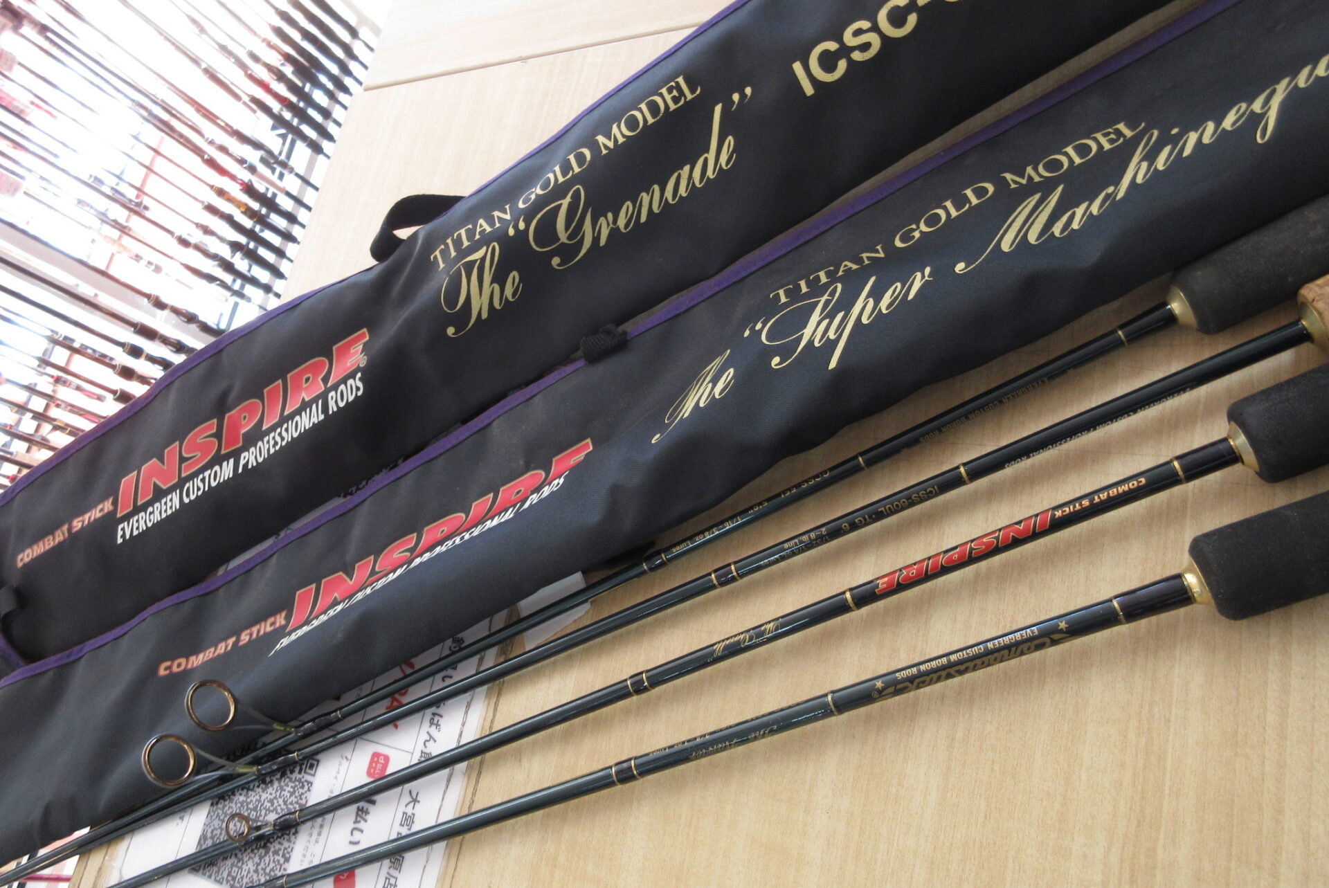 【ロッドの買取は釣具いちばん館!!】エバーグリーンのコンバットスティックGCSC－65M・GCSS－55LインスパイアICSC－62M・ICSS－60UL・TGICSC－58MH・TG ...