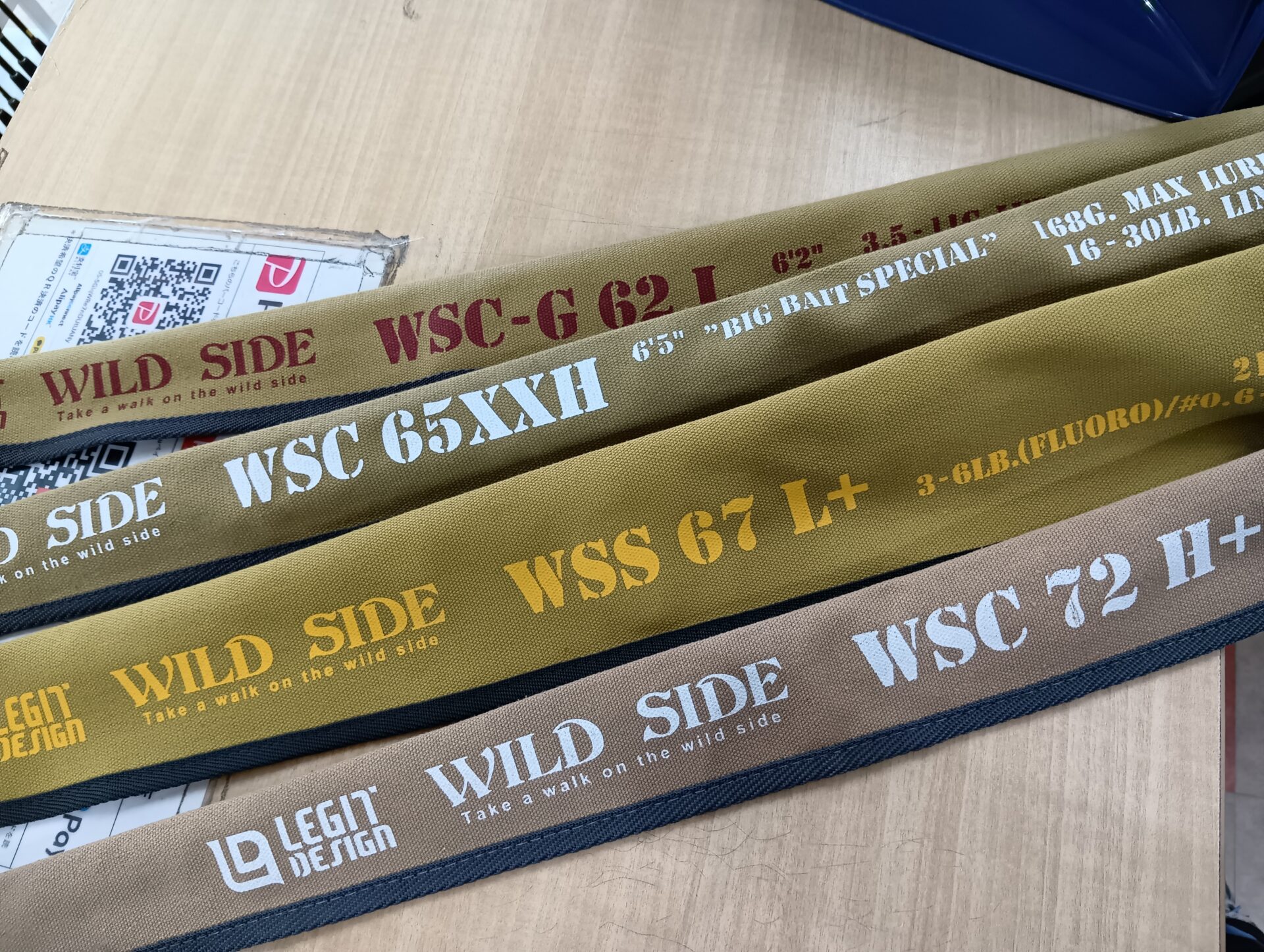 【釣り具の整理・処分なら、無料査定でお得に解決。売れないものは無料処分も承ります】レジットデザインのワイルドサイドWSC72H＋・WSS67L＋・WSC65XXH・WSC－G62Lを買取しまし ...